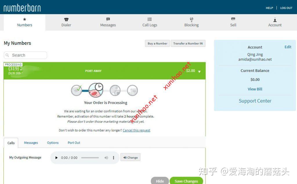 Numberbarn上购买号码并转入到Ultramobile paygo教程 - 知乎