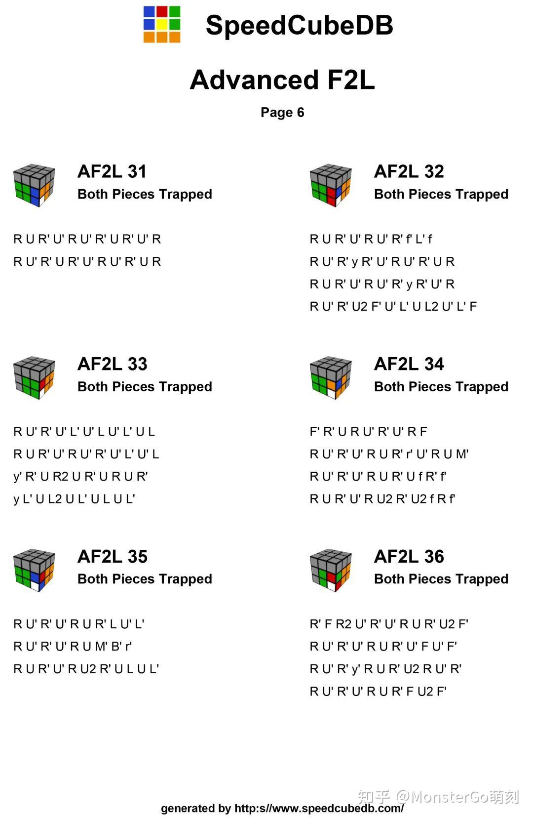 F2L 攻略 | 全套公式，总有一款适合你 - 知乎