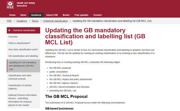 英国化学品强制分类和标签清单(GB MCL)将新增26种物质 - 知乎