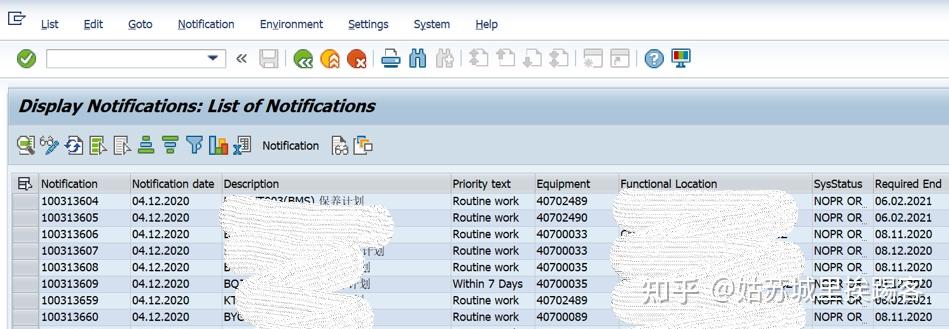 SAP PM入门系列27 - IW29 Display Notifications - 知乎