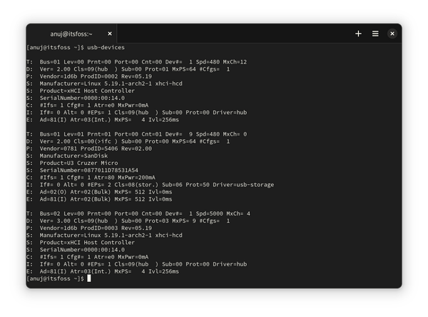 如何列出连接到 Linux 系统的 USB 设备 | Linux 中国 - 知乎