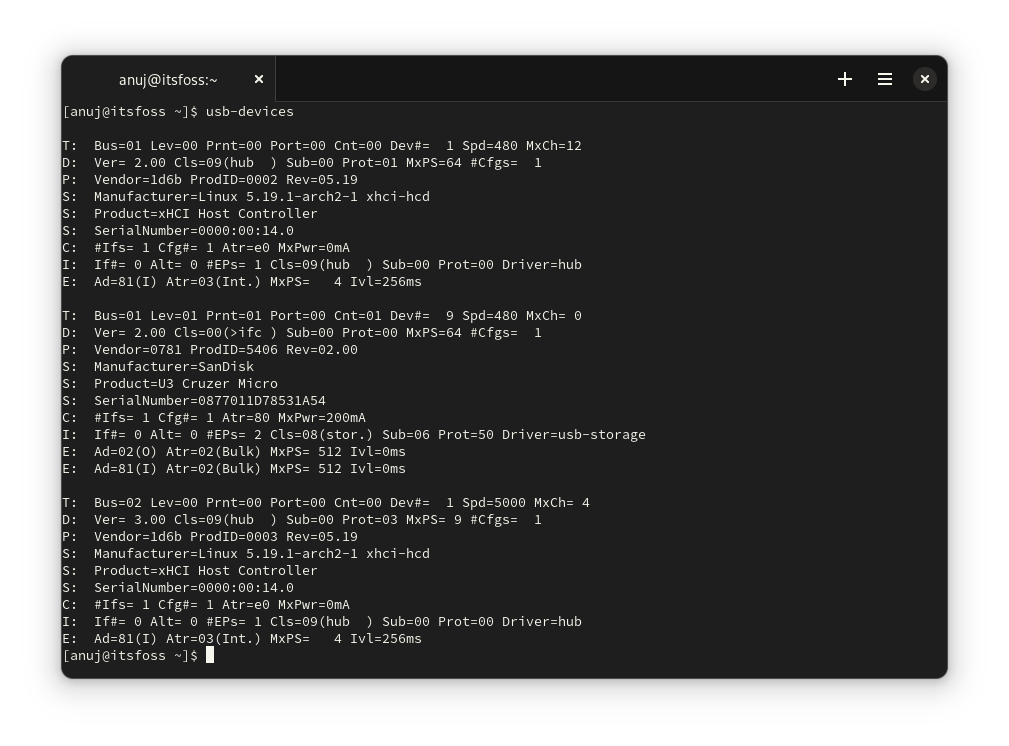 如何列出连接到 Linux 系统的 USB 设备 | Linux 中国 - 知乎