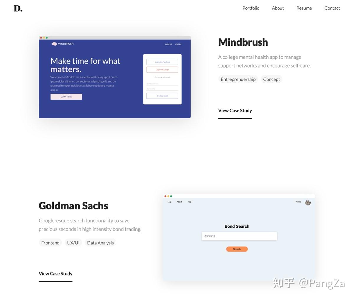 灵感与启示｜9个最佳UX设计作品集（2021） - 知乎