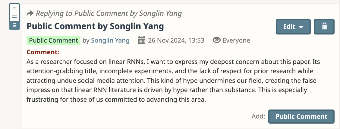 在ICLR openreview主持正义，锐评Were RNNs all we needed? - 知乎