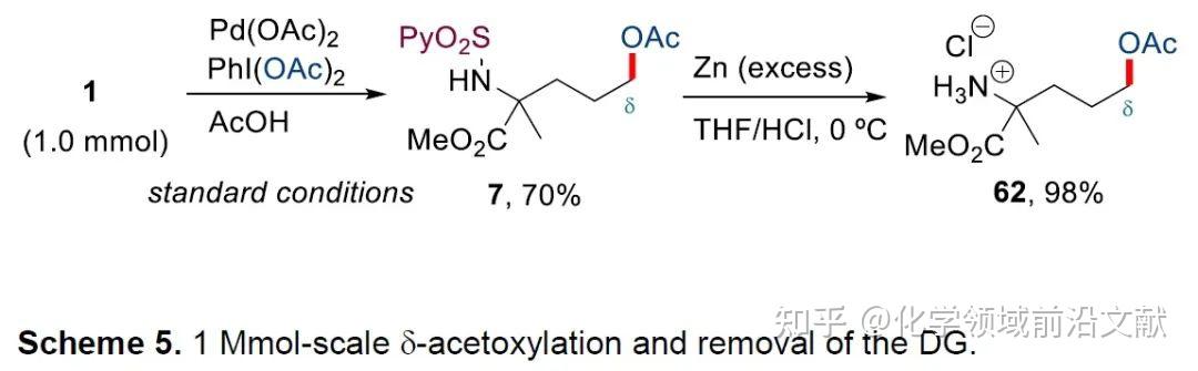 钯催化PIDA介导的氨基酸衍生物的δ-C(sp³)-H乙酰氧基化反应 - 知乎