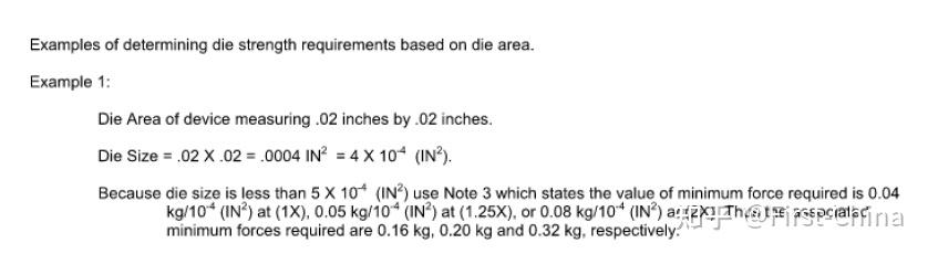 美军标准MIL-STD-883H芯片贴装Die Bonding标准剪切力计算方法释义 - 知乎