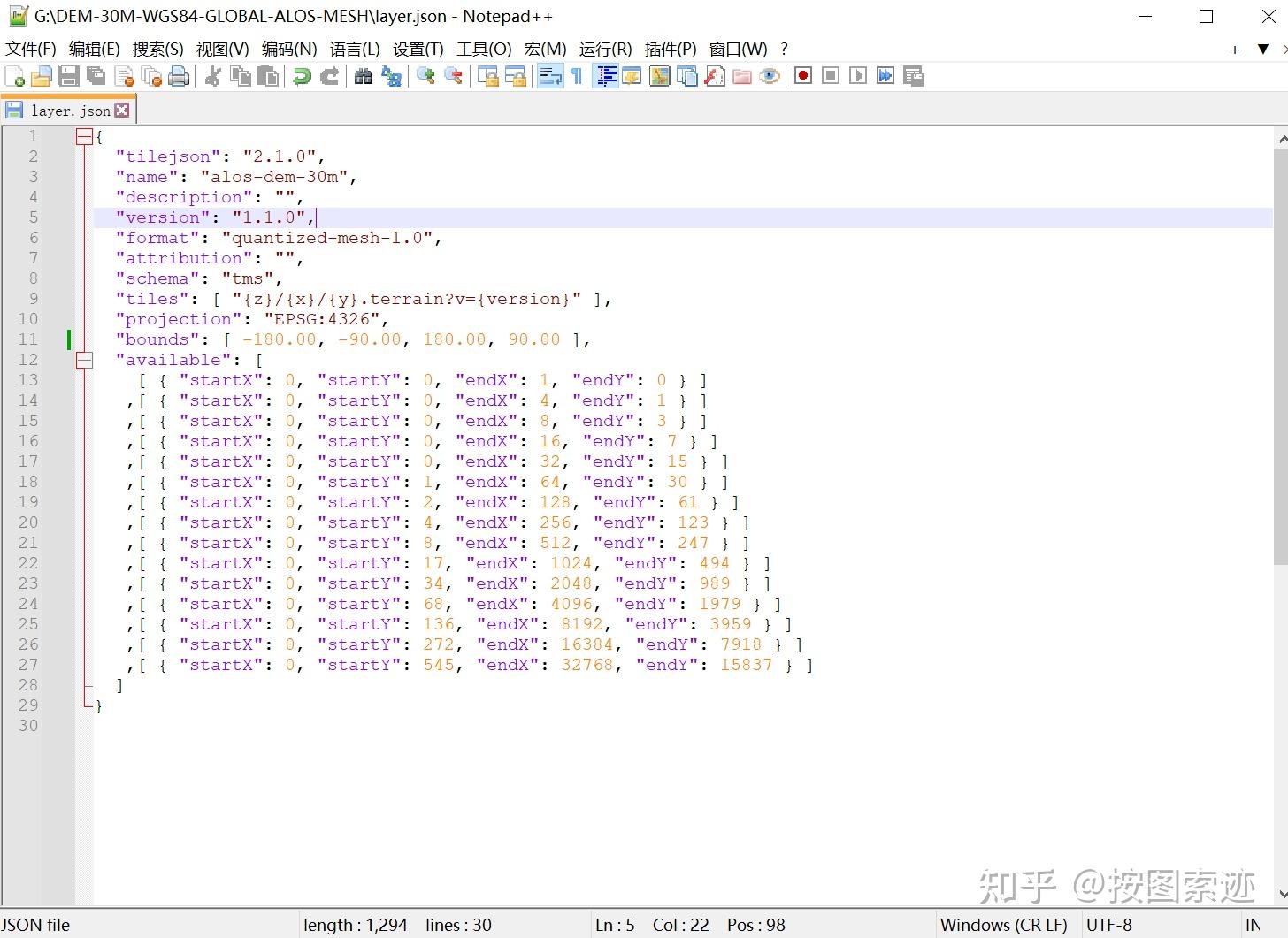 ALOS DEM全球30米数据接入Cesium - 知乎