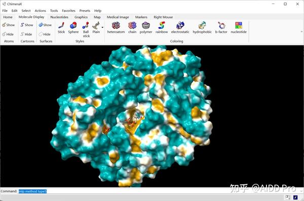 ChimeraX使用教程--蛋白疏水性表面的绘制方法 - 知乎