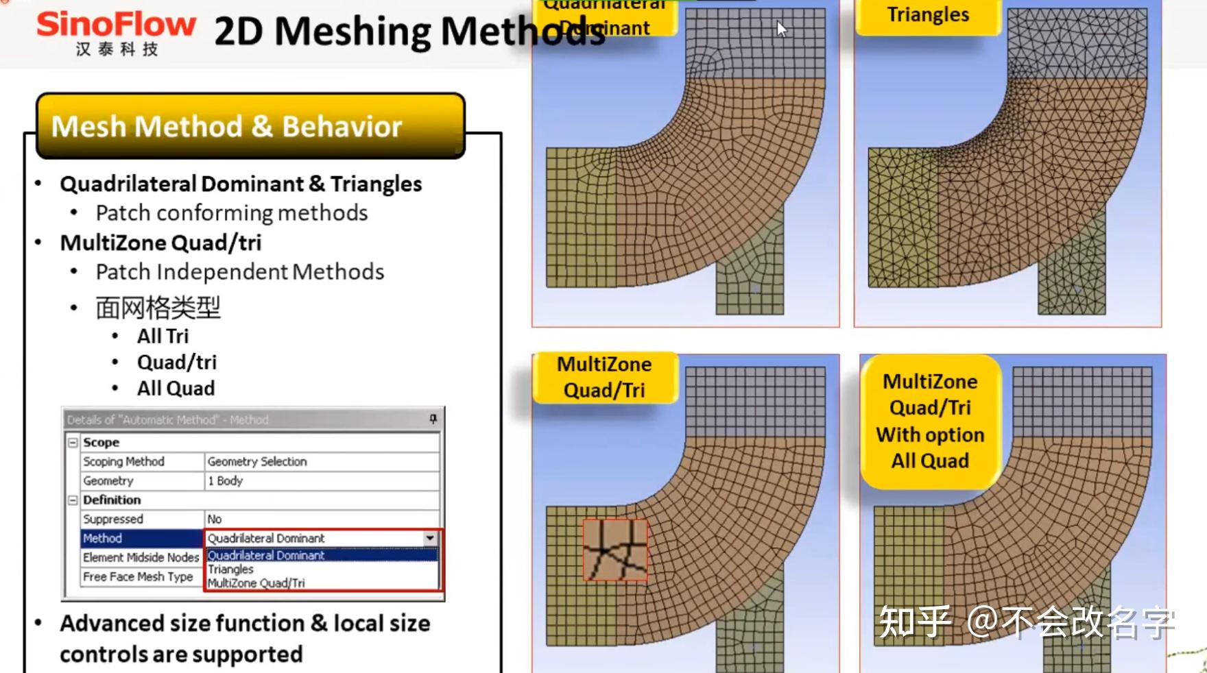 Workbench mesh学习 - 知乎