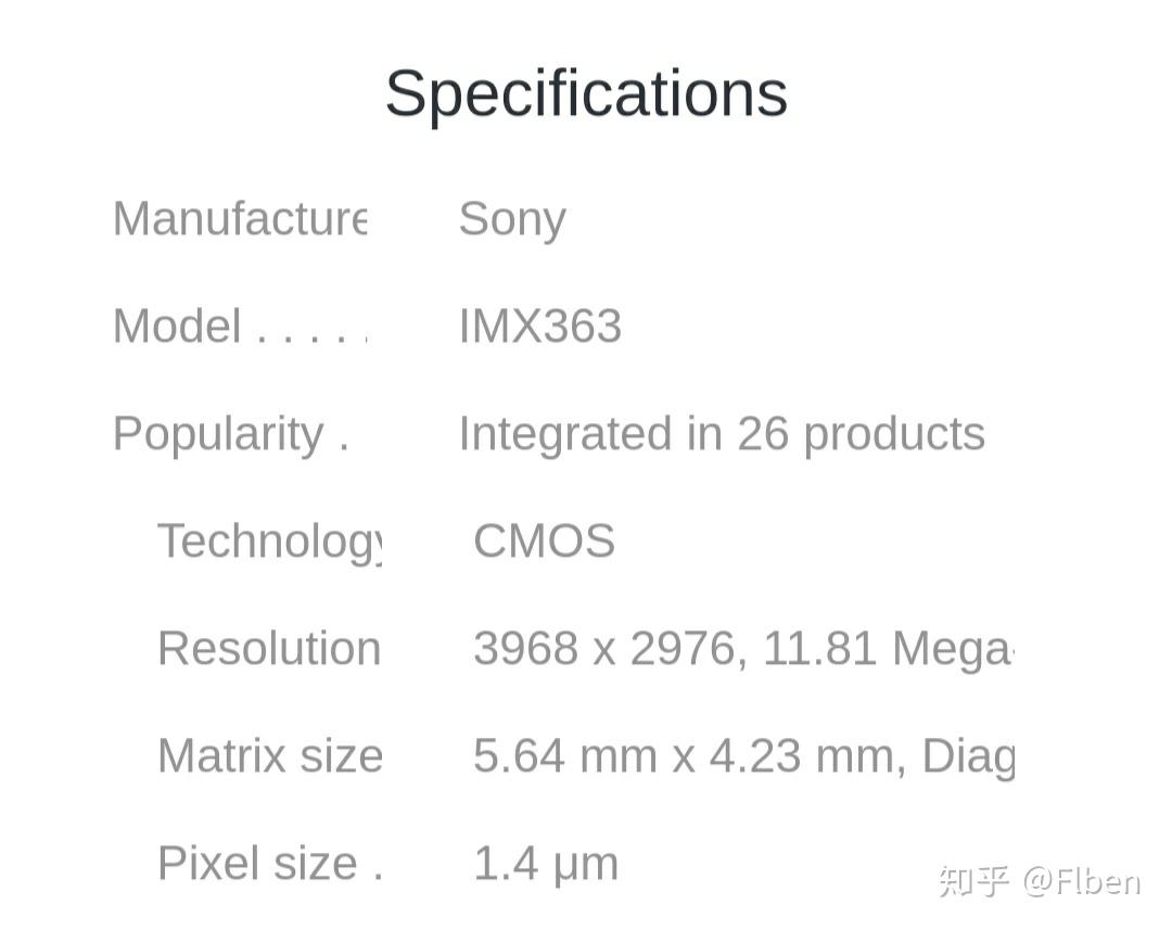 相机传感器imx363真的是一款优秀，各方面参数不是很突出但是都不差，且能满足大部分人需要的传感器吗？ - 知乎