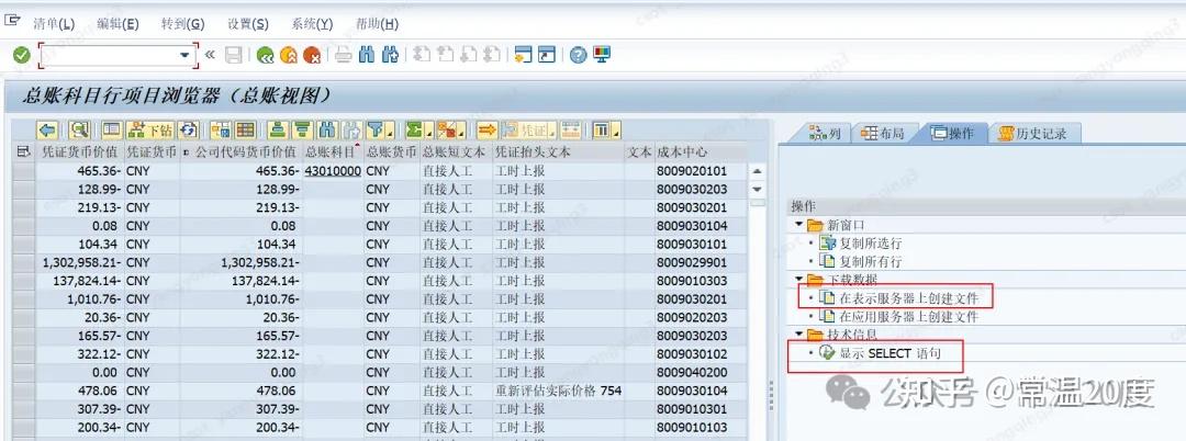 SAP-基础篇-4-财务凭证明细查询报表--FAGLL03H - 知乎