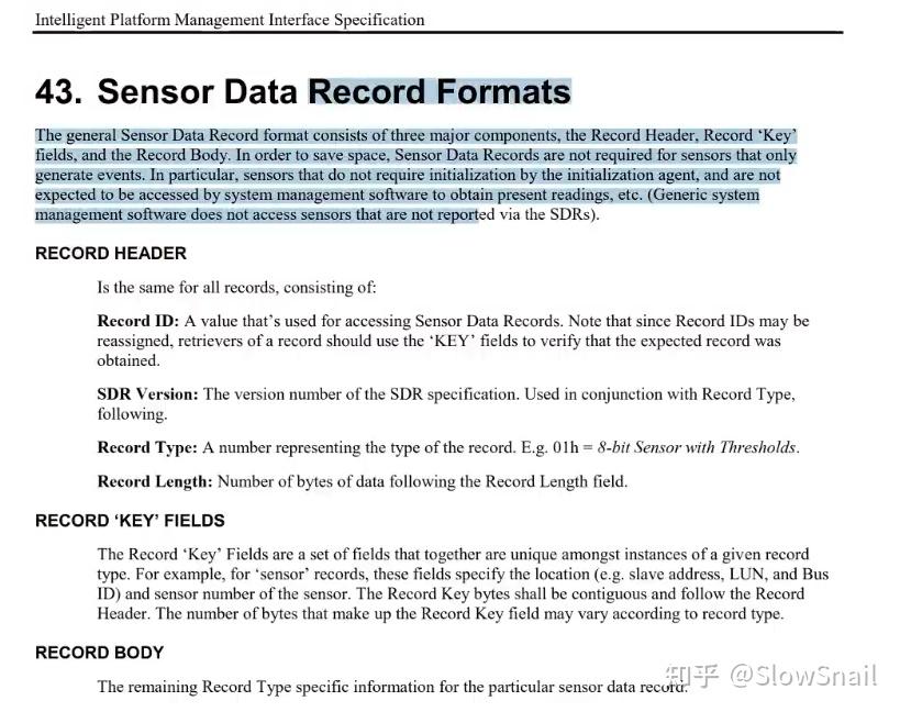 IPMI SDR & SEL - 知乎
