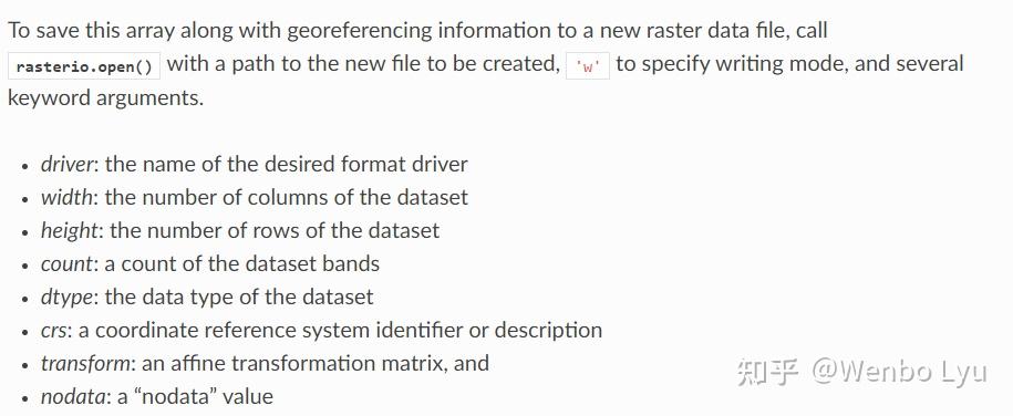 python栅格数据处理学习记录一之初识rasterio - 知乎