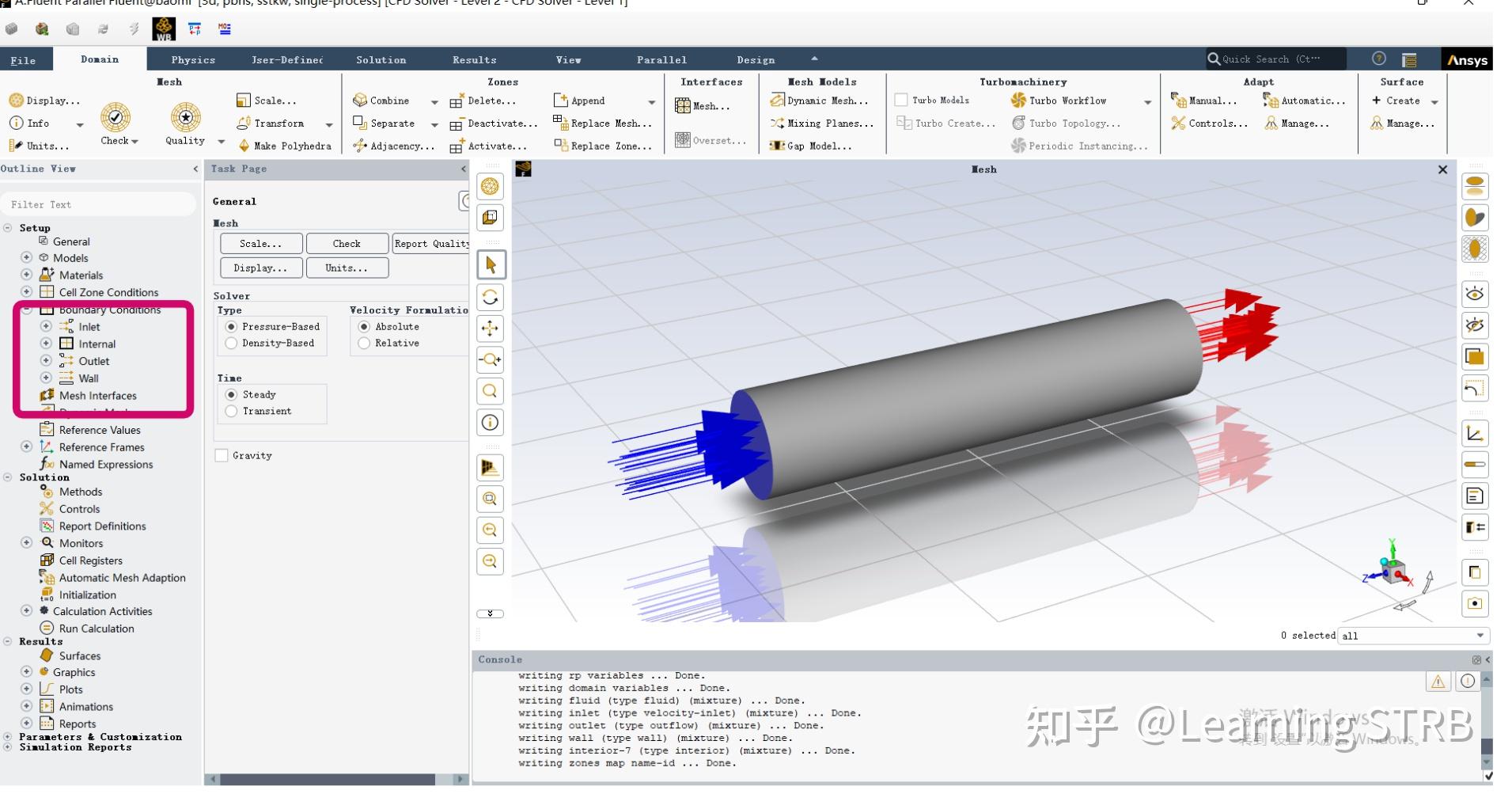 Hypermesh网格导出至Fluent - 知乎