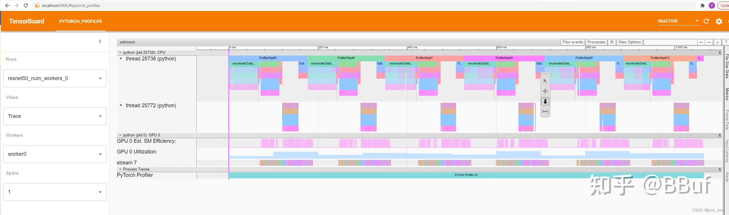 系统调优助手，PyTorch Profiler TensorBoard 插件教程 - 知乎