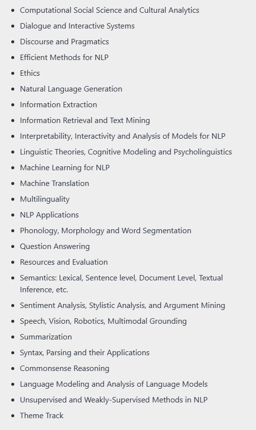 从EMNLP2023-Tracks看NLP研究可能发生什么变化？ - 知乎