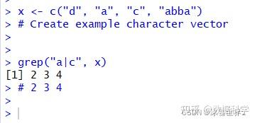 R语言使用grep函数匹配多个字符串模式、在字符串向量中搜索多个字符模式的匹配项，并返回产生匹配项的索引 - 知乎