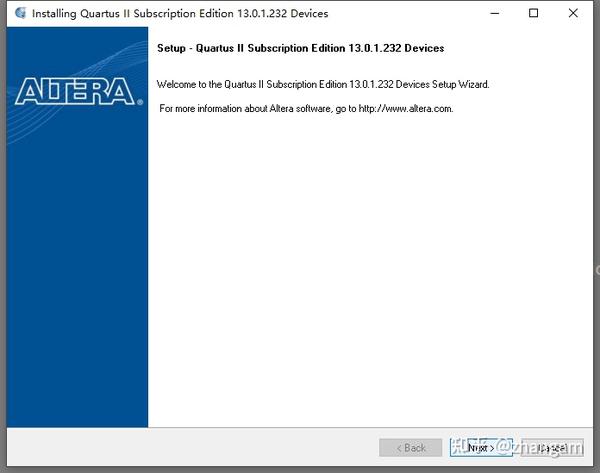 Quartus II 13.0.1.232 软件安装过程中的can't find Quartus II subscription Editon ...