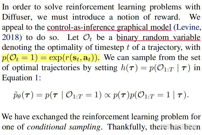 Diffuser：Planning with Diffusion for Flexible Behavior Synthesis介绍 - 知乎