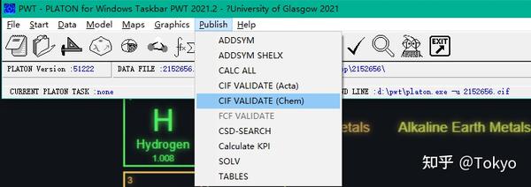 晶体数据CIF验证报告 - 知乎