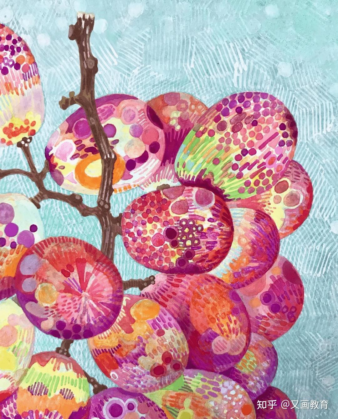 日本画家——栗原由子Yuko Kurihara作品欣赏 - 知乎