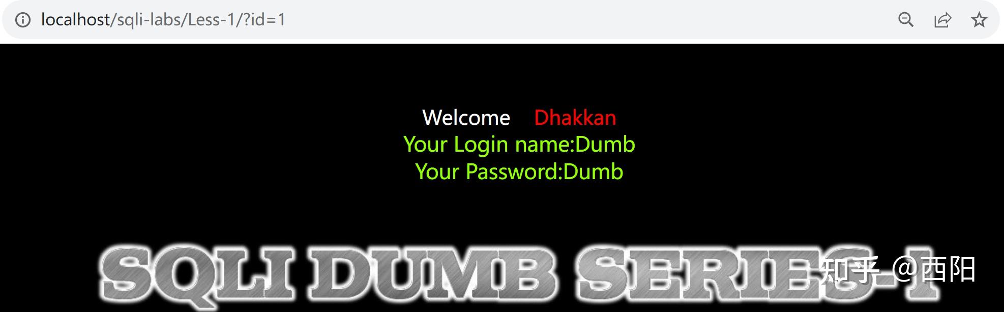 sqli-labs 第一关 - 知乎