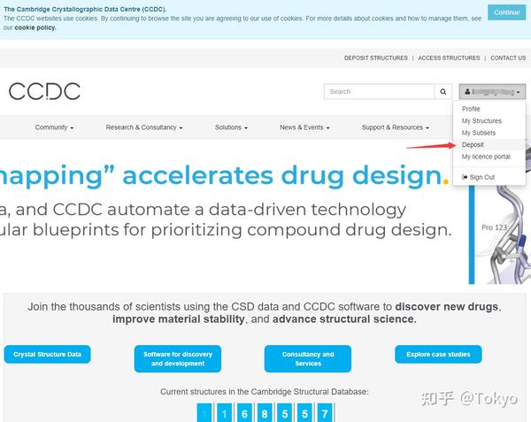 更新已申请CCDC号的CIF文件 - 知乎
