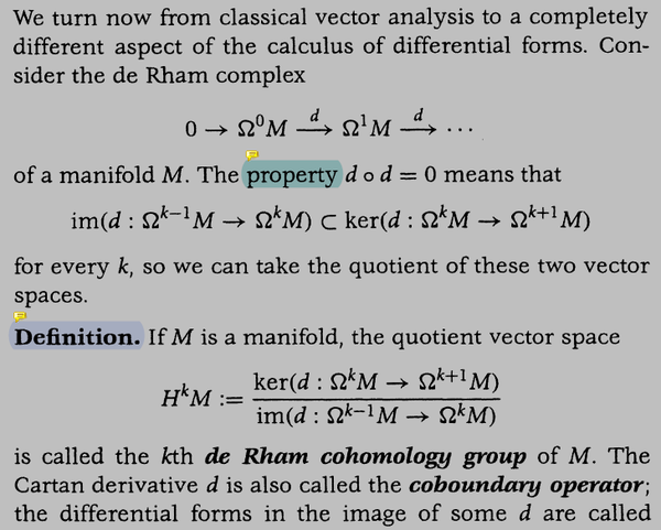 de Rham 上同调初步和 Poincare 引理 - 知乎