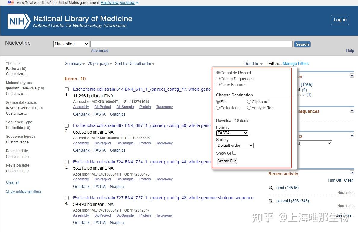 Batch Entrez — 批量从NCBI上下载基因序列 - 知乎