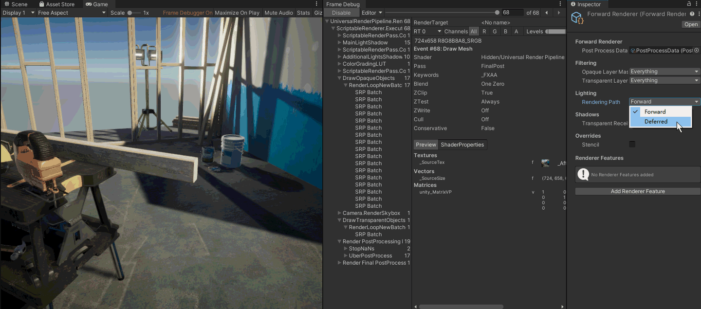 URP 使用 Deferred Lighting - 知乎