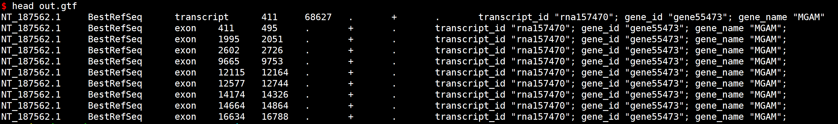 GFF和GTF文件的处理和应用 - 知乎